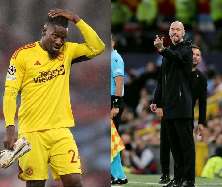 Manchester United Erik Ten Hag Soutient André Onana Lattaquant
